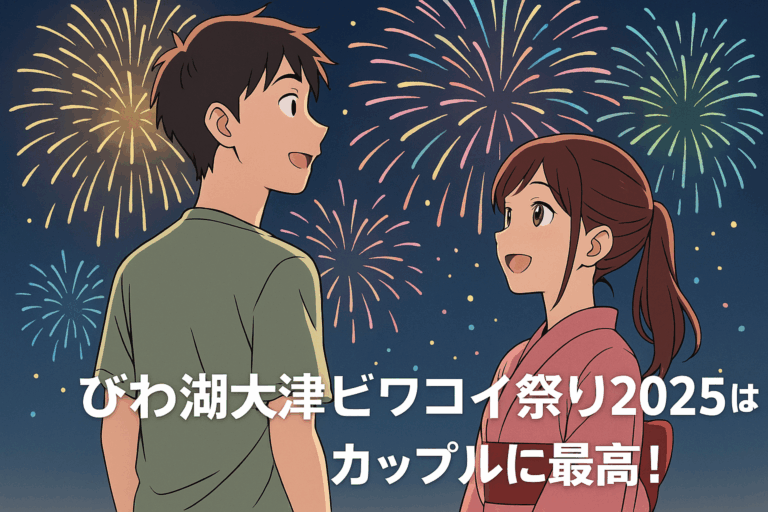 びわ湖大津ビワコイ祭り2025はカップルに最高！見どころ・アクセス・混雑回避法も紹介 | haru気ままtrain
